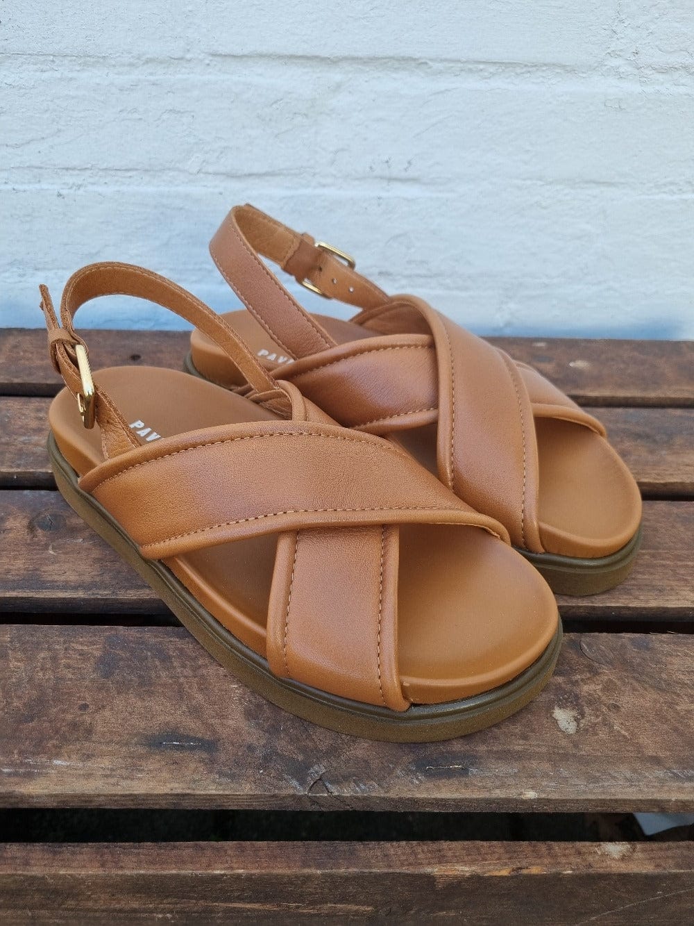 Pavement - Tayla damesandal, tan - 21191-1